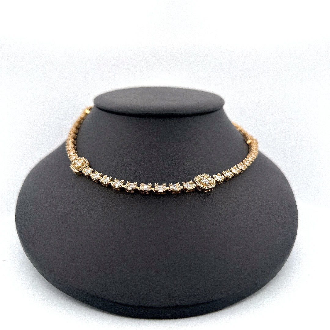 10KT CUSTOM DIAMOND CHAIN– Empire Jewelers